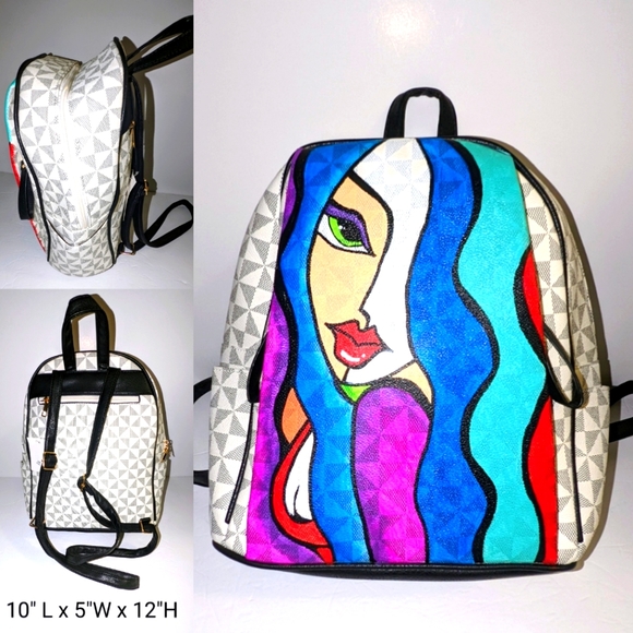 Unlisted | Bags | Custom Painted Backpack | Poshmark